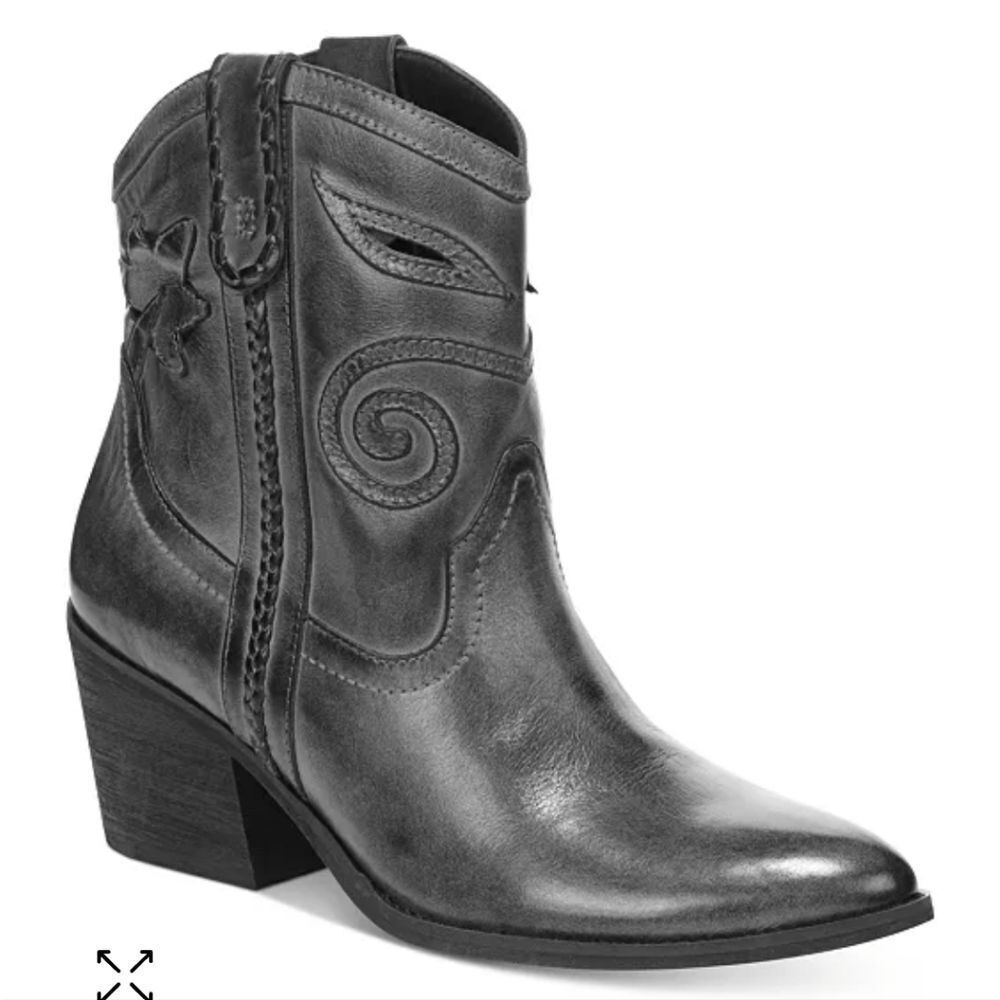 Carlos Austin Western Genuine Leather Cowgirl Boots S… - Gem